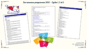 Nouveaux programmes de français et de maths – Cycles 1, 2 et 3 ...